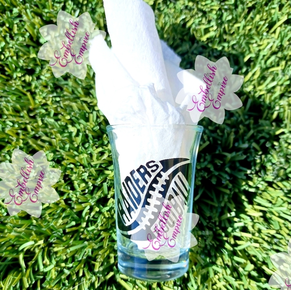 Handmade/Custom | Dining | New 3pc Custom Las Vegas Raiders Shot Glass ...